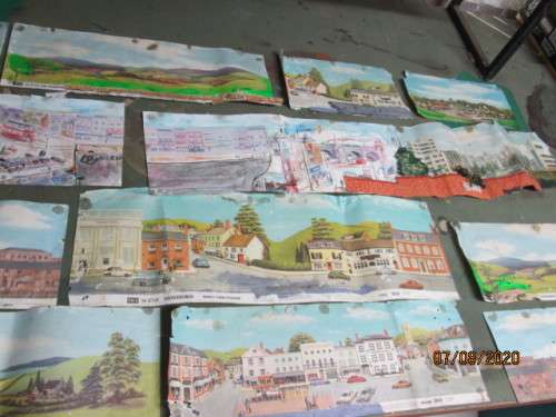 Scenery - HO SCALE: PECO BACKDROP SCENERY SHEETS was sold for R50.00 on ...