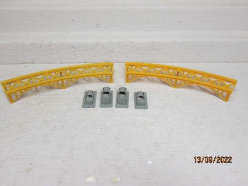 Scenery - HO / OO SCALE : LIMA : X2 CURVED BRIDGES + X4 RAIL SUPPORTS ...
