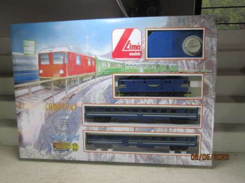 Train Sets - HO SCALE : LIMA : SAR -BLUE TRAIN SET - BOXED was sold for ...