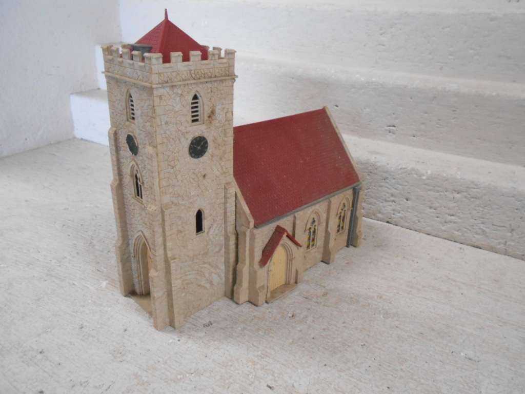 Scenery - HO SCALE - STONE TYPE CHURCH BUILDING for sale in ...