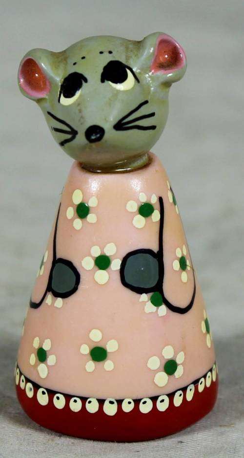 Other Ornaments - MINIATURE-A LOVELY LITTLE HAND PAINTED MOUSE BY FAY ...