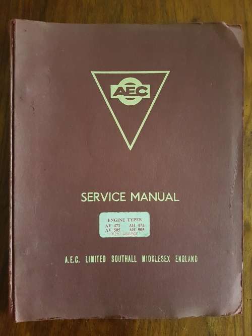 Other Antiquarian & Collectable - Service Manual for AEC Vertical and ...