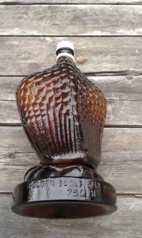 Rare Vintage Mohan Meakin Amber Bottle Golden Eagle Malt Whisky from ...