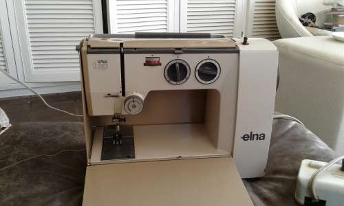 Sewing Machines & Overlockers - Vintage Elna Lotus SP Compact Sewing ...