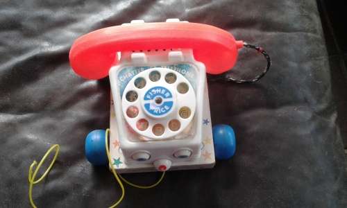 Vintage Toys - Vintage Fischer Price Toy Along Chatter Telephone Rotary ...