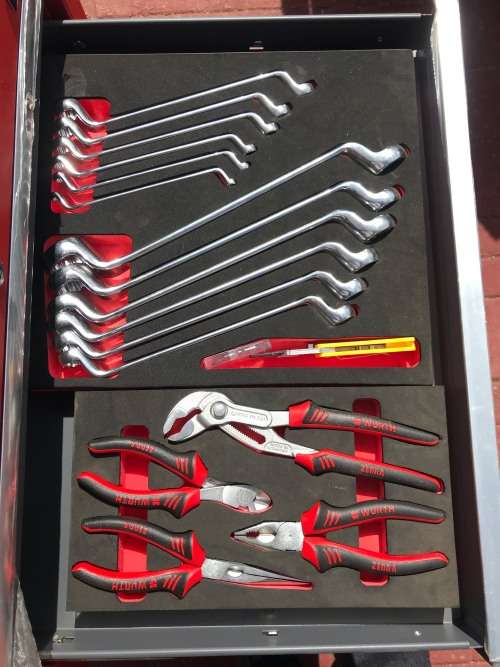 Tool Sets & Boxes - WURTH 7 Drawer Toolbox Trolley With Tools ...