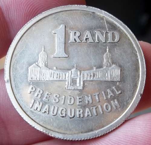 One Rand - *CRAZY R1 START* RSA 1 Rand 1994 - Presidential Inauguration ...