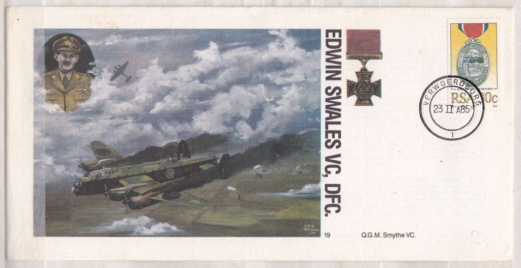 Republic of South Africa - RSA 1985 Edwin Swales flown cover with ...