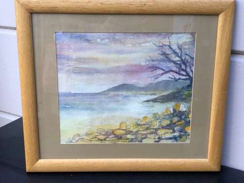 Paintings - GERALDINE GULSTON (SA 20th CENTURY) FRAMED WATERCOLOR ...