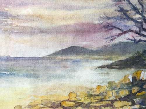 Paintings - GERALDINE GULSTON (SA 20th CENTURY) FRAMED WATERCOLOR ...