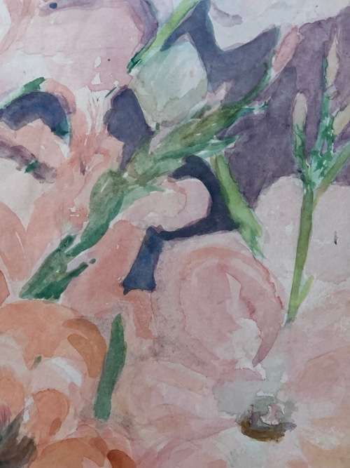 Paintings - GERALDINE GULSTON (SA 20th CENTURY) FRAMED WATERCOLOR ...