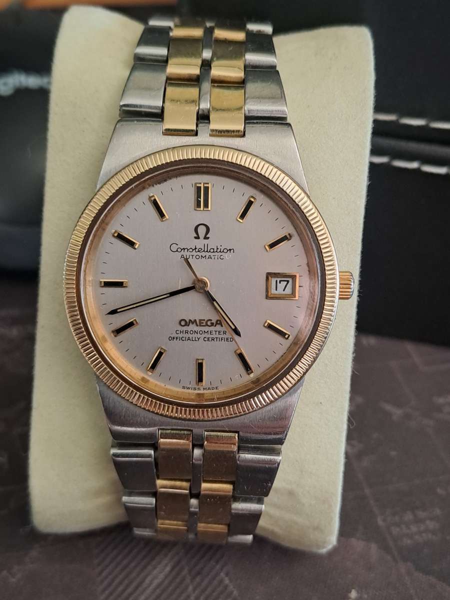 Men's Watches - Vintage Omega watch constellation 14ct gold and ...