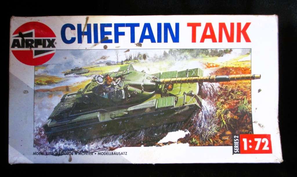 Armour - Vintage L44 Airfix Model Kit 02305 - Chieftain Tank 1:72 Model ...
