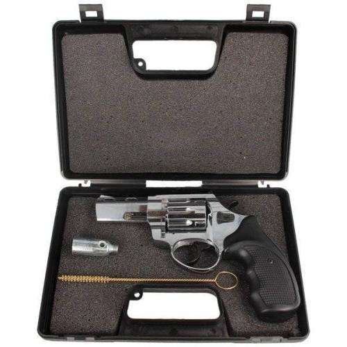 Personal Security - A Blanks Gun - ZORAKI 3` Revolver Shiny Chrome ...