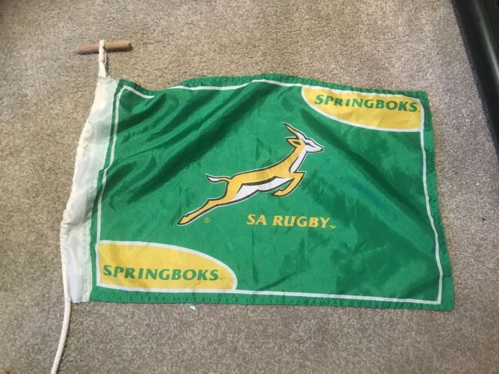Sporting Memorabilia - Old Springbok flag for sale in Cape Town (ID ...