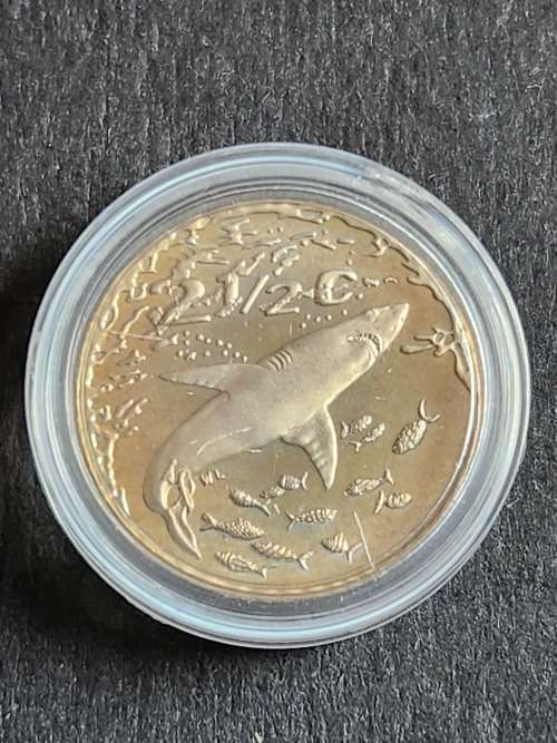 Two and a Half Cent - The Great White Shark 1999 2 1/2c Tickey ...