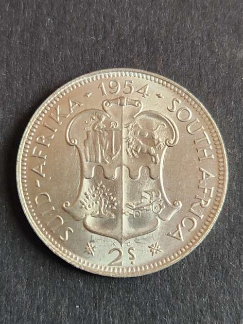 Two Shillings - Union 2 Shillings 1954 (nice condition) - as per ...