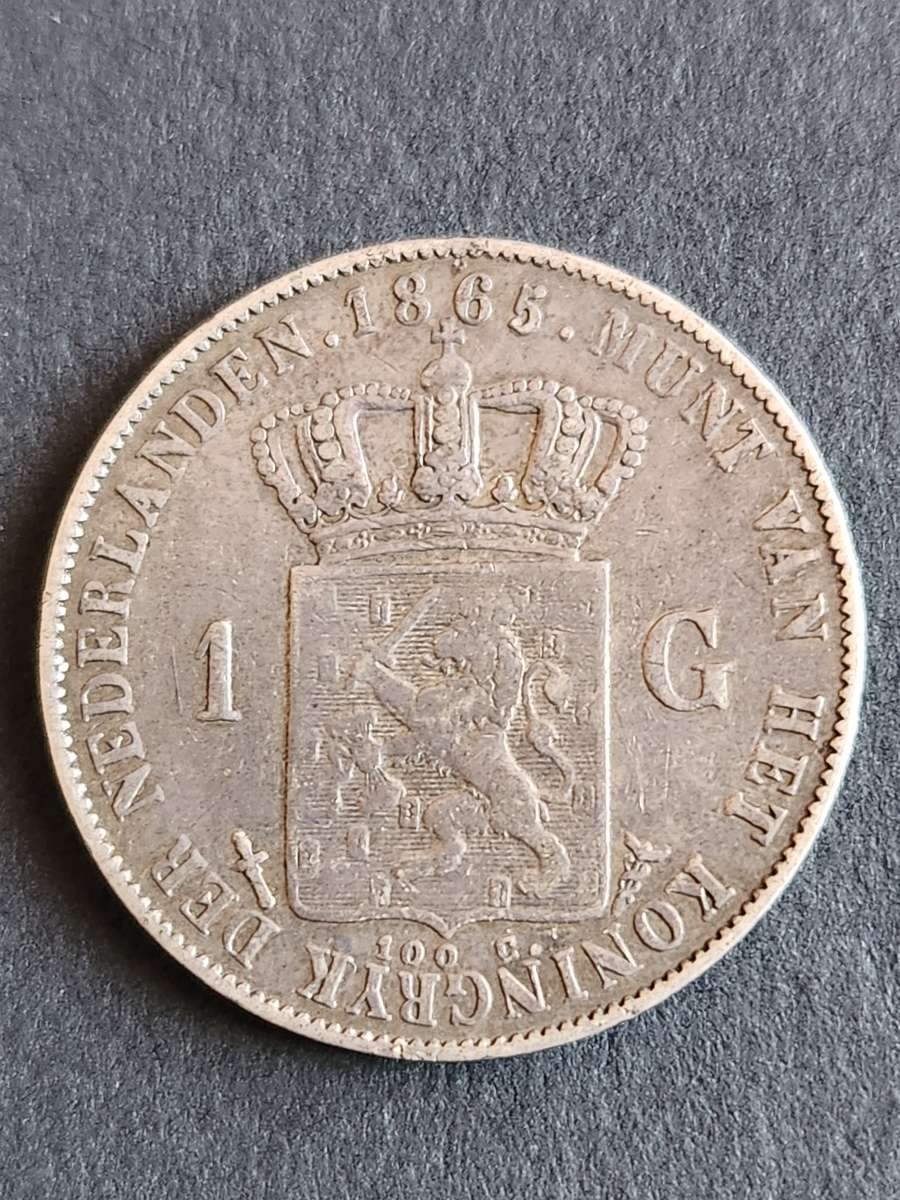 Europe - Nederlands One Gulden 1865 - as per photograph for sale in ...