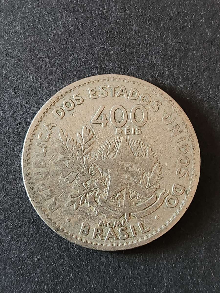 The Americas - Brasil 400 Reis 1901 Liberation Coin - as per photograph ...