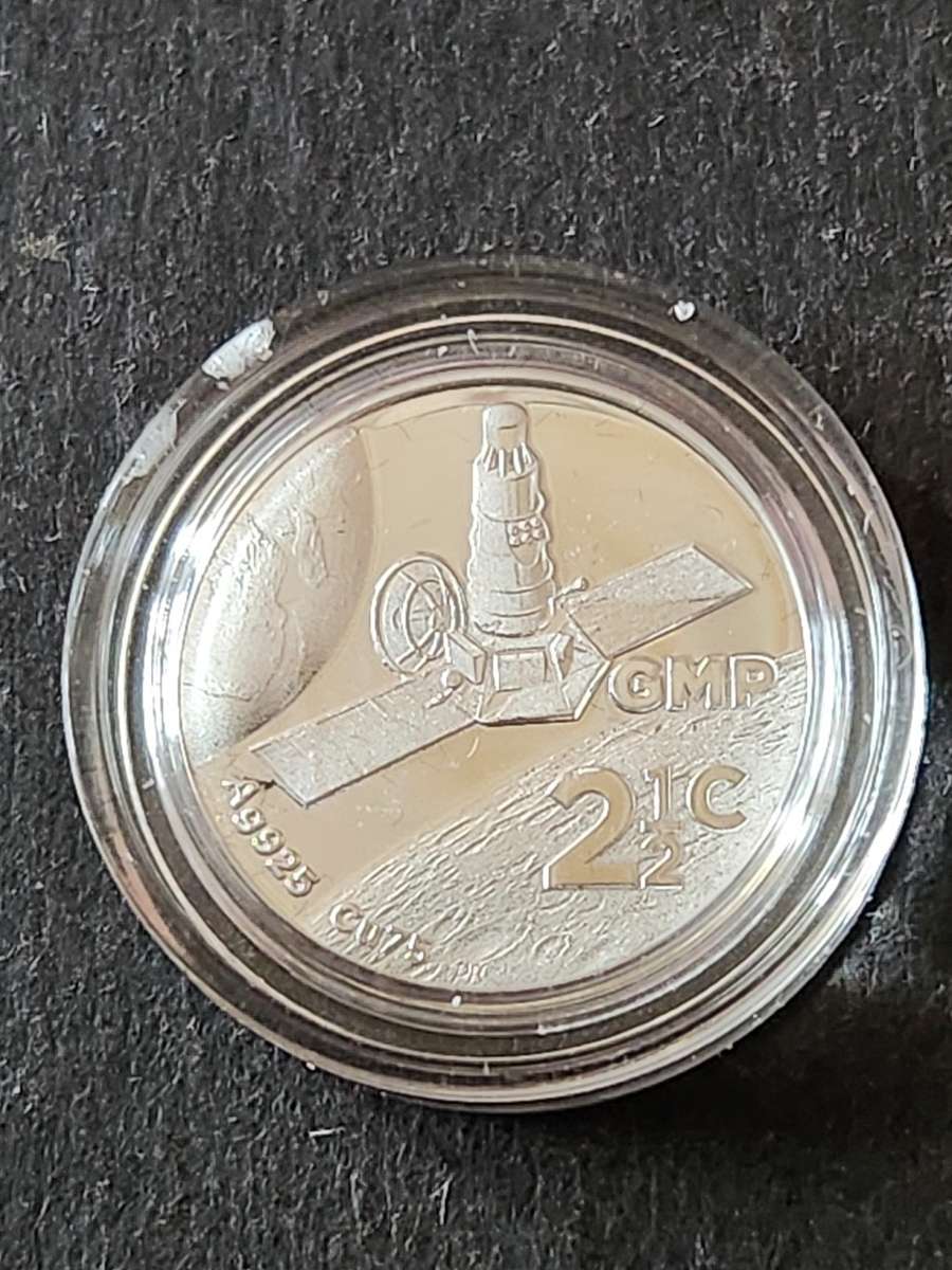 Two and a Half Cent - SA Mint 2019 2 1/2c Sterling-Silver Tickey ...