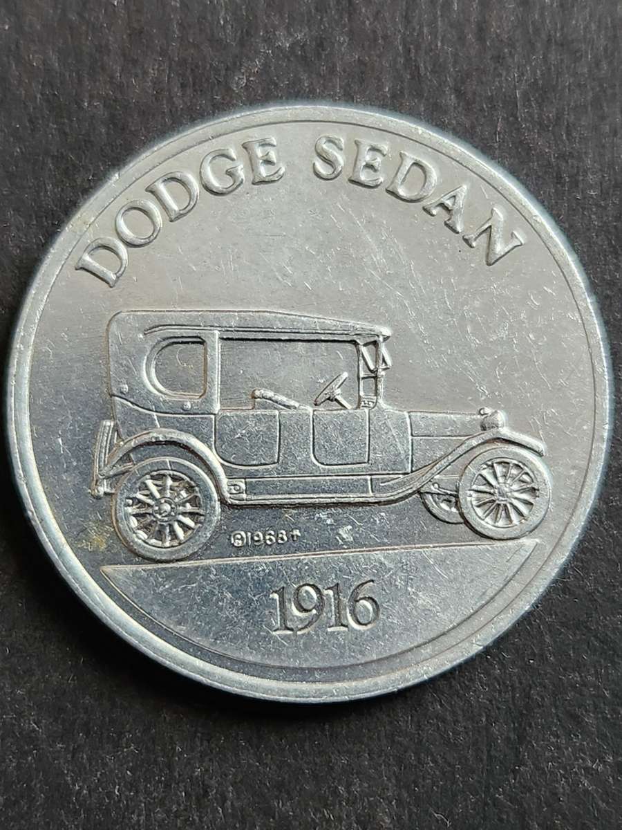 Tokens - Dodge Sedan 1916 Antique Car Series One Commorative Coin Token ...
