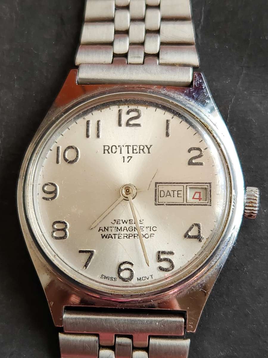 Rare & Collectable Watches - Vintage Rotary 17 Jewels Men`s Wrist Watch ...