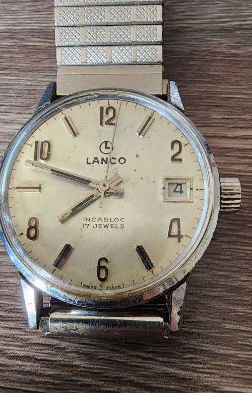 Men's Watches - Vintage LANCO mens watch was sold for R500.00 on 2 Apr ...