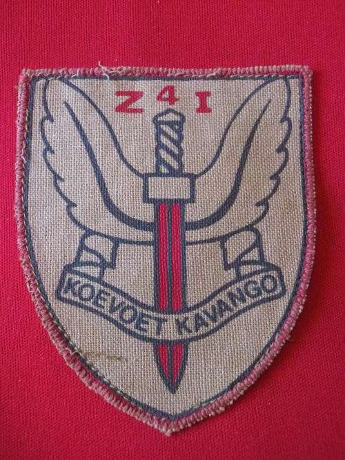 South African Army - SA / SWA ARMY - KOEVOET ZULU 4 INDIA -CLOTH ...