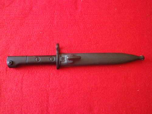 Bayonets - RHODESIAN ARMY ISSUED UZI BAYONET + SCABBARD - SCARCE (3809 ...