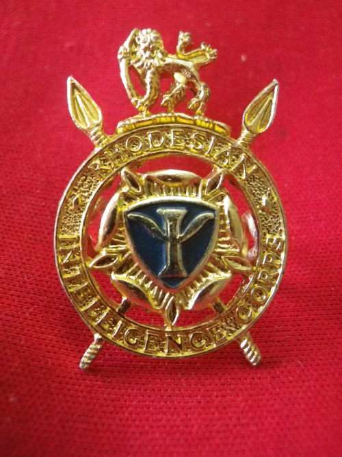 International Badges & Insignia - RHODESIAN INTELLIGENCE CORPS - GOLD ...
