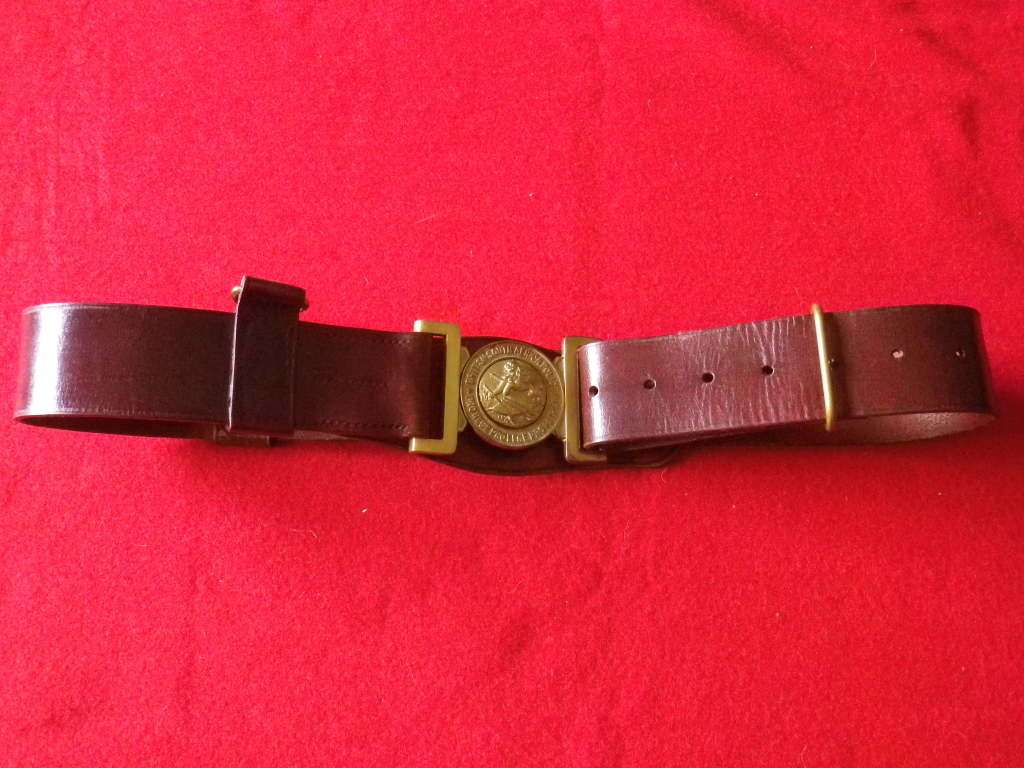 Belts & Buckles - RHODESIA BSAP - LEATHER OFFICERS BELT WITH 1ST ...