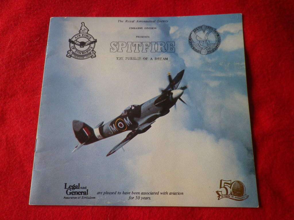 Documents & Literature - ZIMBABWE AIR FORCE/ RAS - SPITFIRE + JACK ...