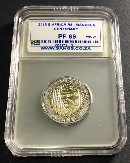 Five Rand - Limited Edition of only 700! **2018 Mandela Centenary FIVE ...
