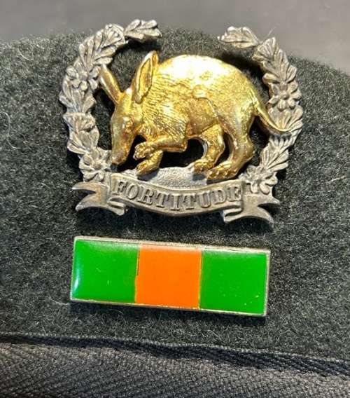 South African Army - SADF - Sandton Commando Complete Beret was sold ...
