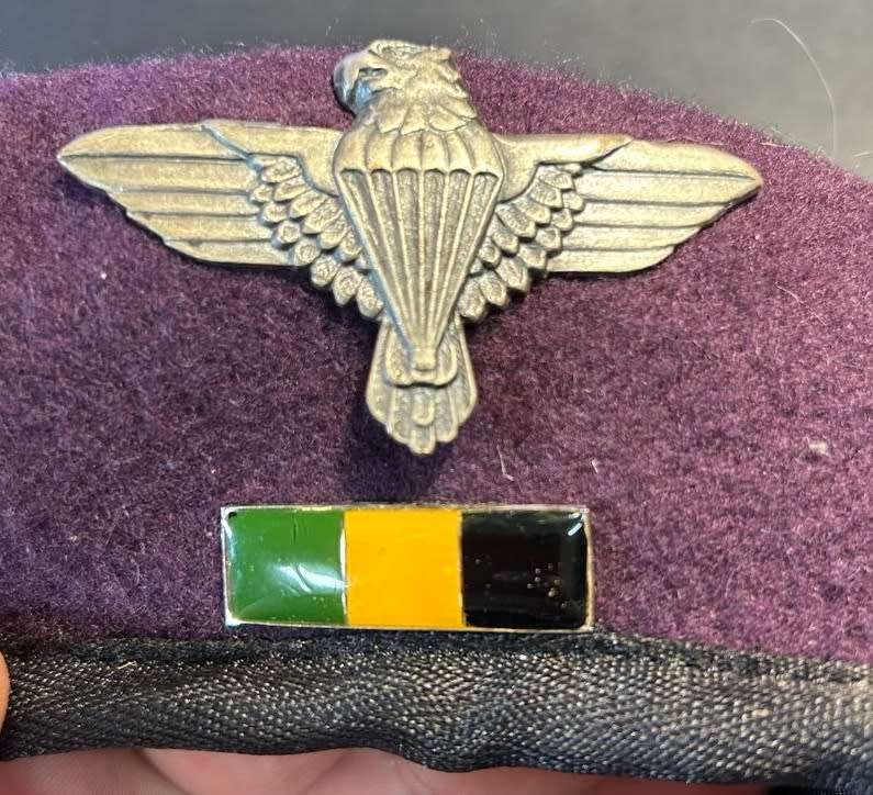 South African Army - SADF - 44 Parachute Brigade Complete Beret was ...