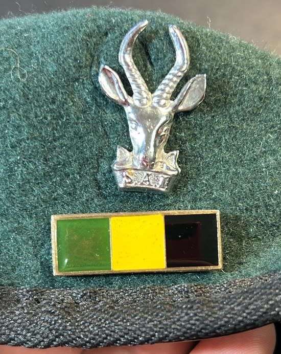 South African Army - SADF - Complete Infantry Beret was sold for R250 ...