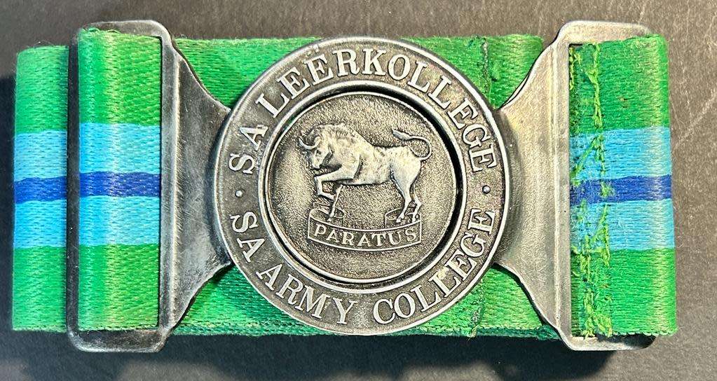 Belts & Buckles - SADF - Army College Signals Stable Belt for sale in ...