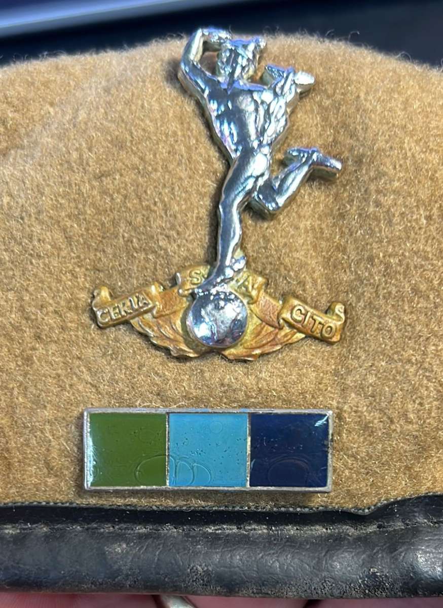 South African Army - SADF - Corps of Signals Complete Beret was listed ...