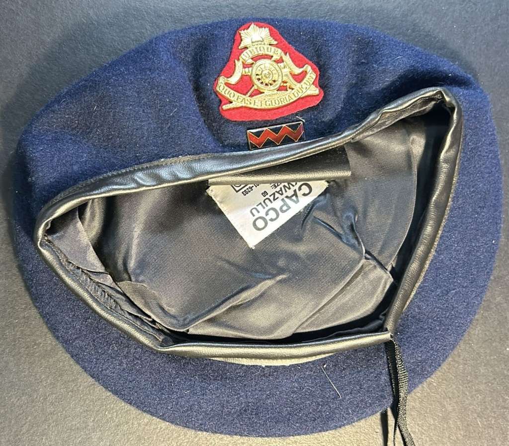 South African Army - SADF - Artillery Beret was sold for R380.00 on 9 ...