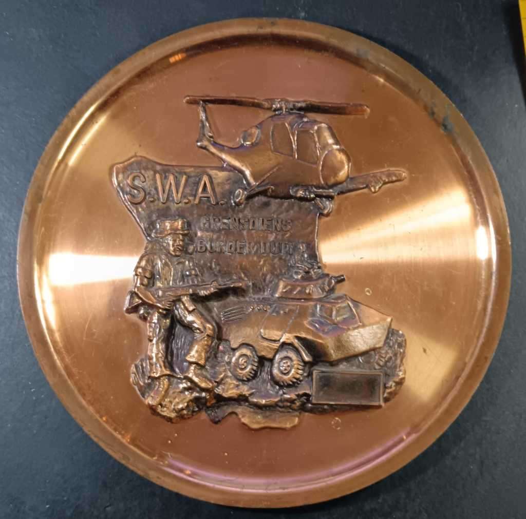 Plaques - SADF - Border War Commemorative Plaque was sold for 120.00 on ...
