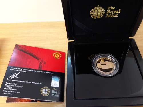 Gold & Bullion Coins - MANCHESTER UNITED Limited Edition 500 only made ...