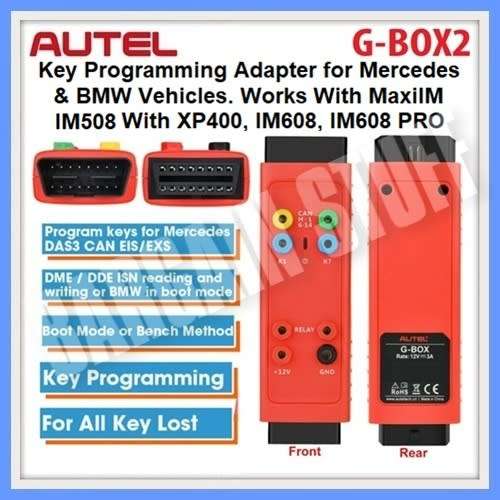 Other Tools & Kits - Autel G-BOX2 Key Programming Adapter for Mercedes ...