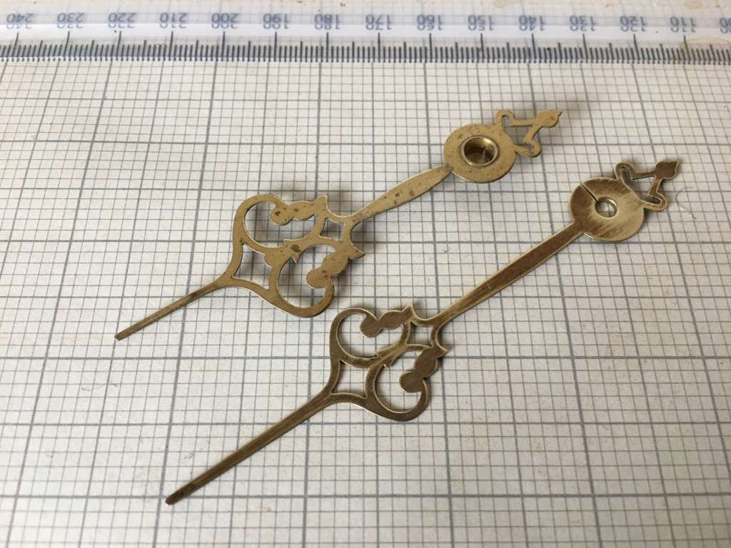 Other Clocks - Brass hour & minute hands for clock #22 for sale in ...