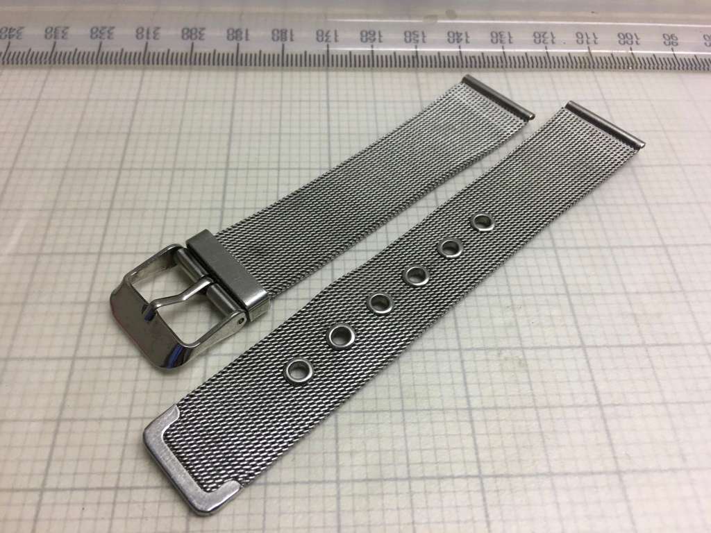 Parts & Accessories - 18mm stainless steel Milanese strap with buckle ...