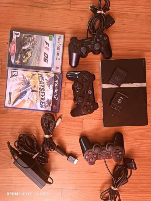 PlayStation - Sony Ps2 - 3 Controllers + 2 Games was sold for R1,450.00 ...