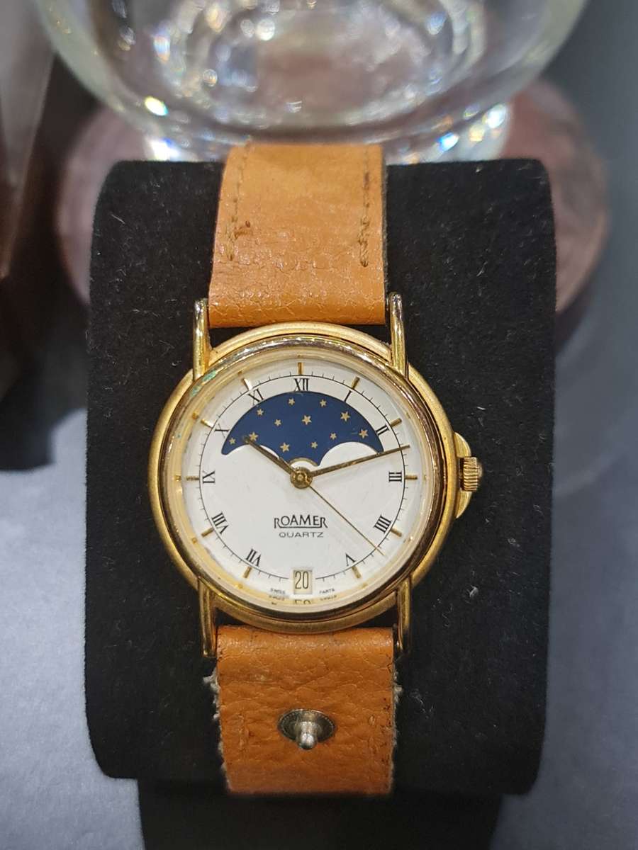 Rare & Collectable Watches - Roamer Quartz Moonphase Vintage Lady`s ...