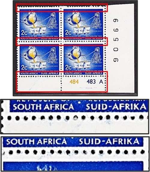 Republic of South Africa - 1973 2c 2nd Def UMM (**) Block VAR: Blue ...