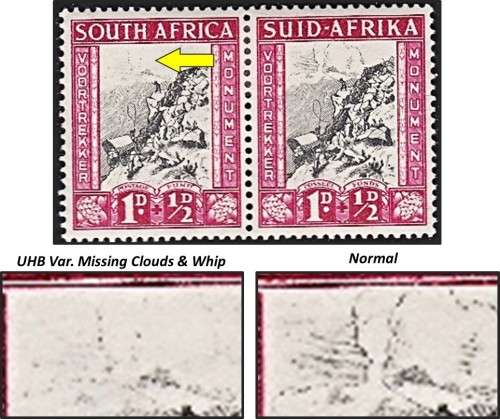 Union of South Africa - 1933 Union CC.52 MM(*) UHB Var.7 - Missing ...