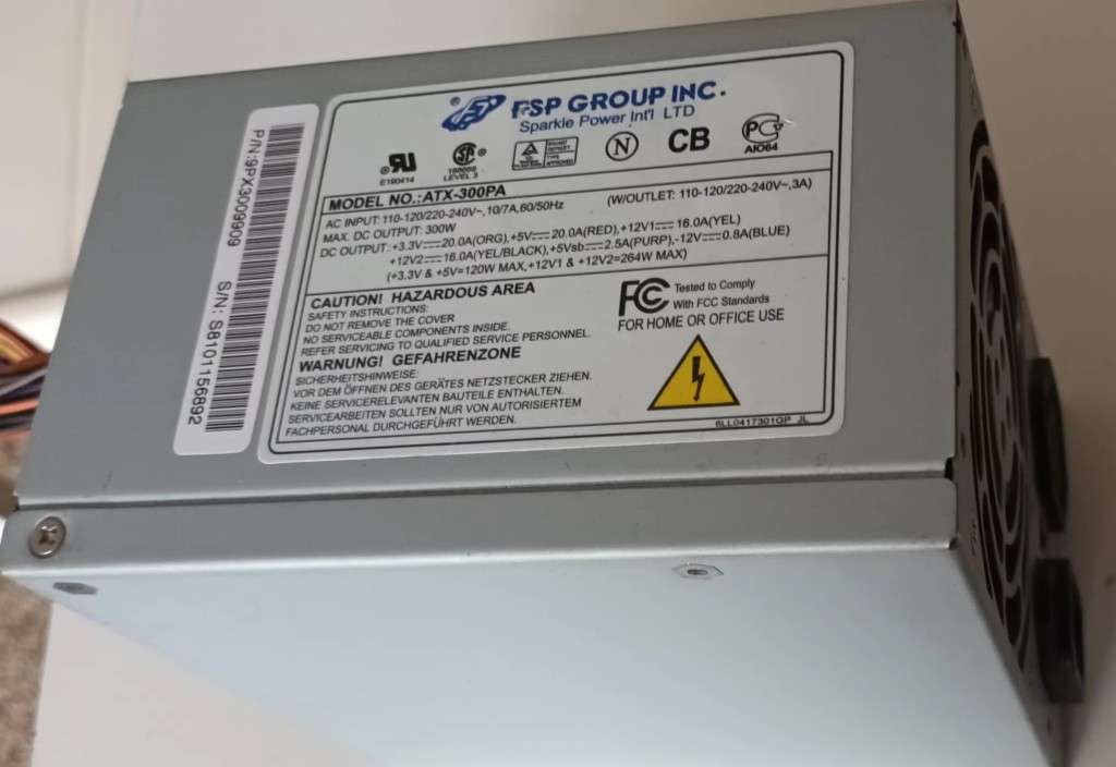 Power Supplies - FSP Group Inc. Power Supply. 300W. was sold for 200.00 ...