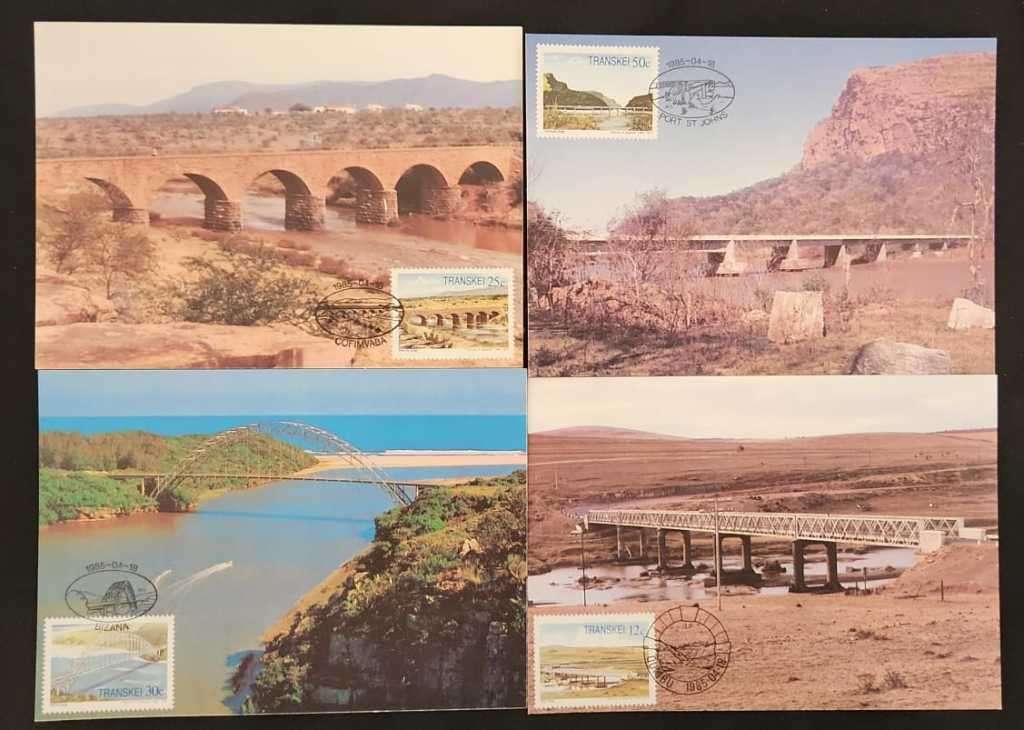 Transkei - Maxi Cards / Post Cards Set Of 4 Transkei Bridges in ...